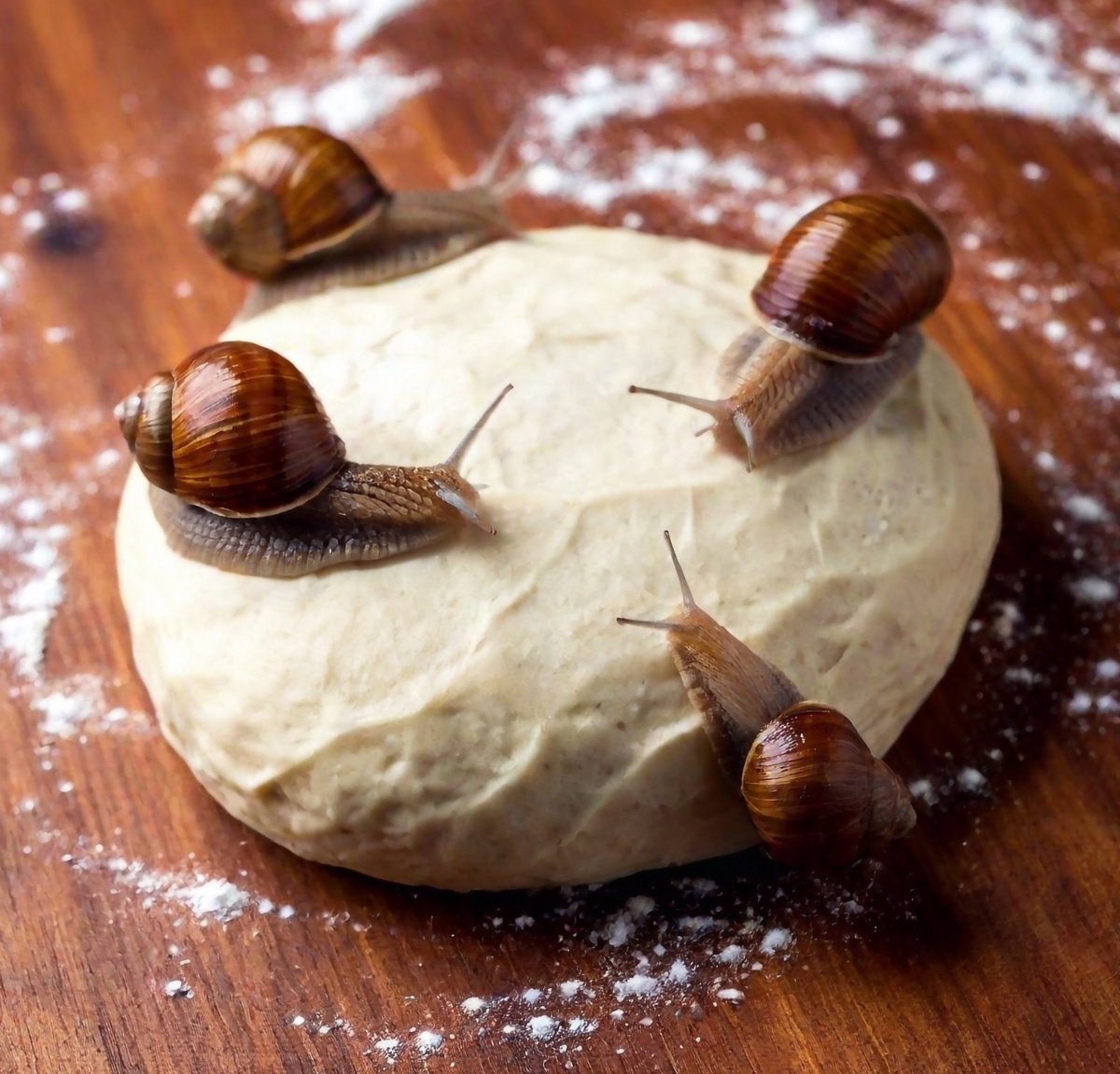 Control Slugs and Snails with Bread Dough